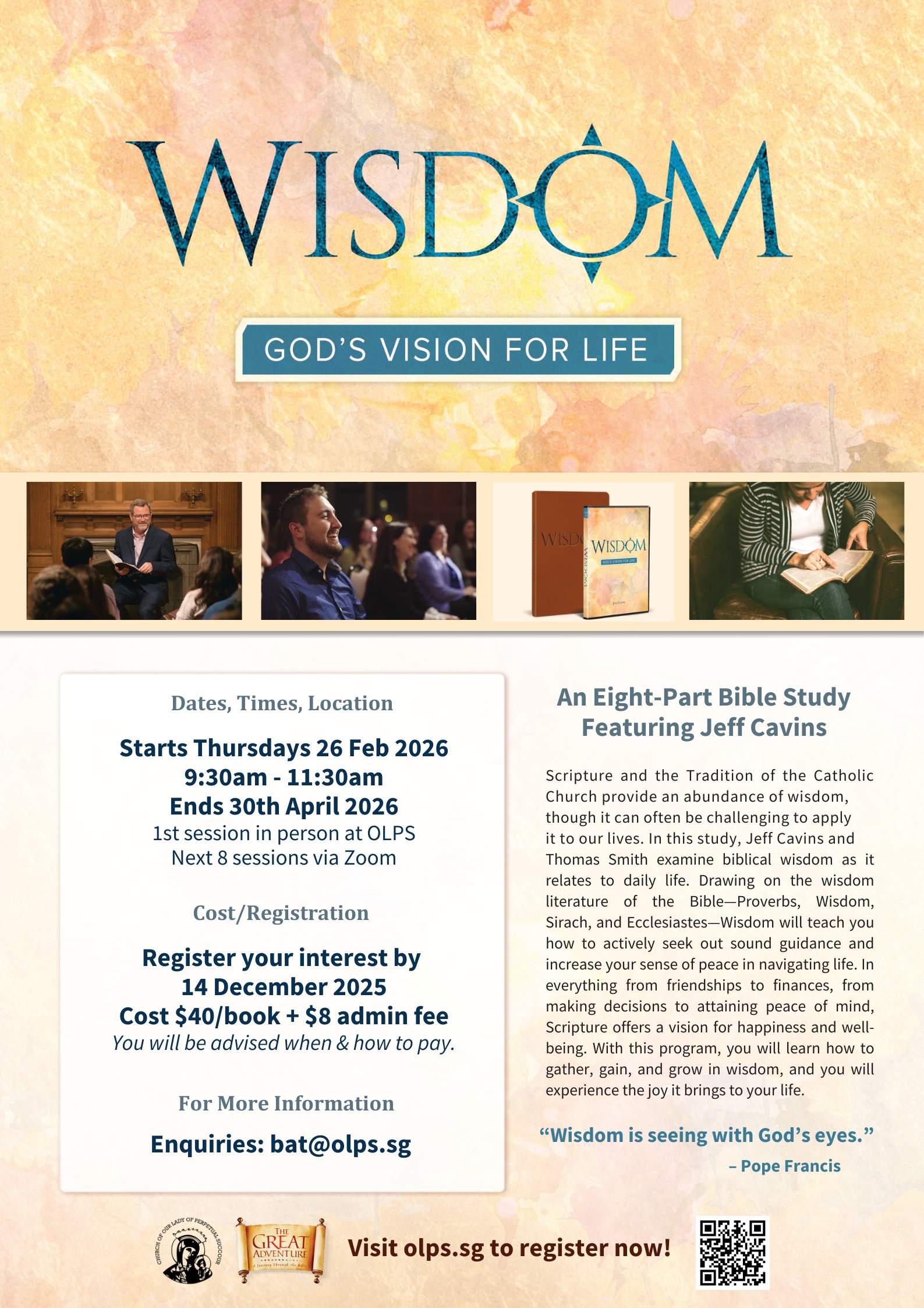Bible Study: Wisdom - Church of Our Lady of Perpetual Succour